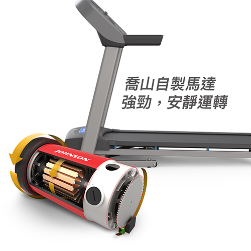 HORIZON T101-06 電動跑步機 - JOHNSON喬山健康科技-跑步機、按摩椅、飛輪健身車、運動心率錶、重量訓練機、腳背肩頸按摩專賣